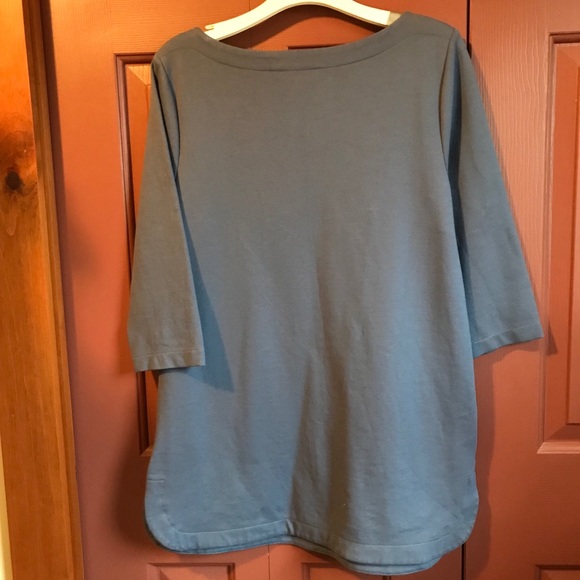 TravelSmith | Tops | Travel Smith Slate Blue Tunic Nwot | Poshmark